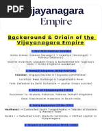 Map Showing The Vijayanagara Empire With Capital City and Current ...