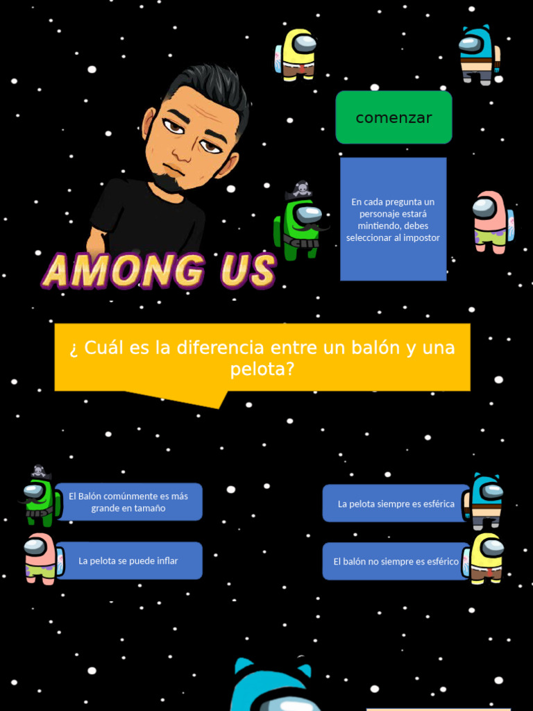 AMONG US JUEGO DE PREGUNTAS | PDF