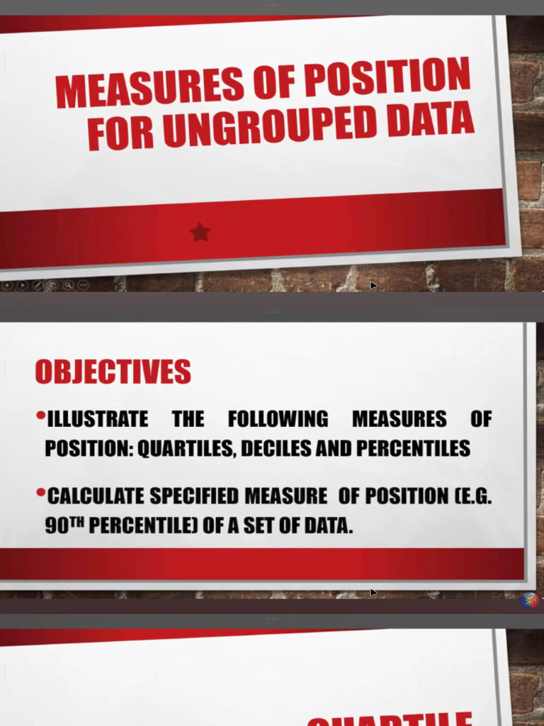 Quartile With Linear Interpolation | PDF