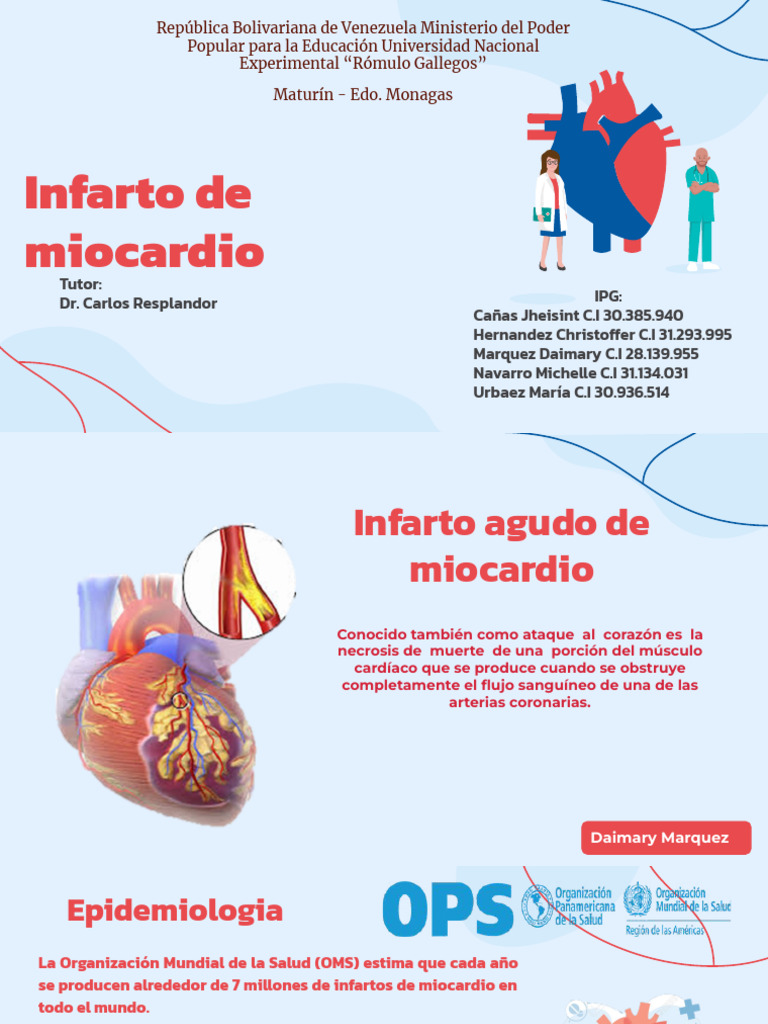 Infarto de Miocardio: Causas y Tratamiento | PDF | Infarto de miocardio ...