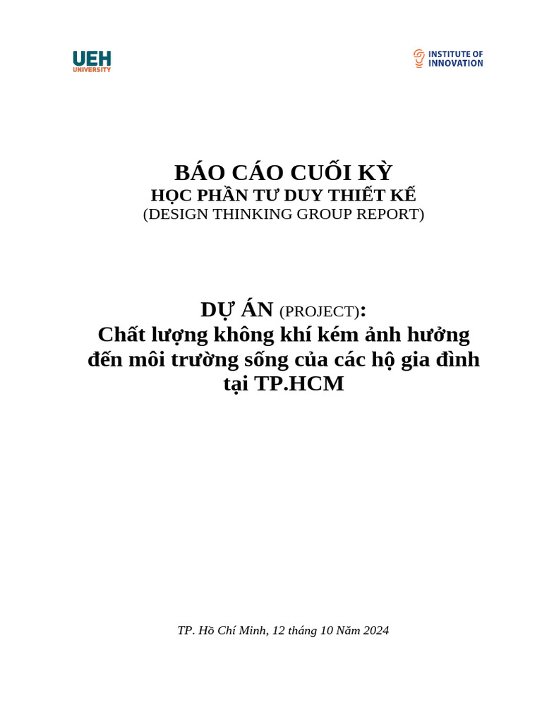 (TDTK - Group Report) (Phong Cách - 24c1tec55005922) | PDF