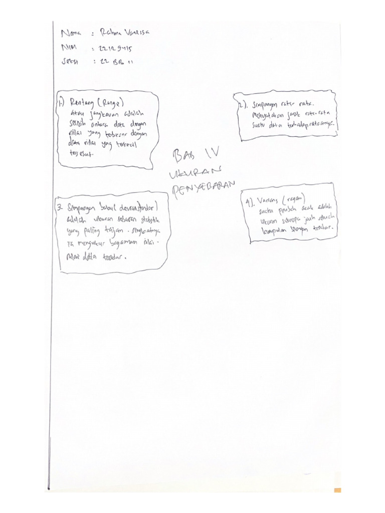 Mind Map 4 Statistik | PDF