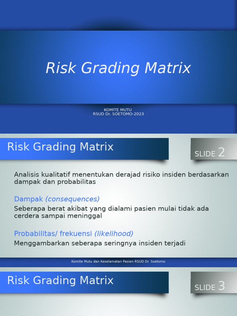 4_Risk Grading Matrix | PDF
