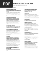 Overview of RA 9266: Architecture Act | PDF