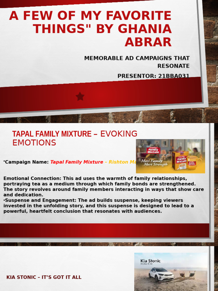 A Few of My Favorite Things by Ghania Abrar | PDF