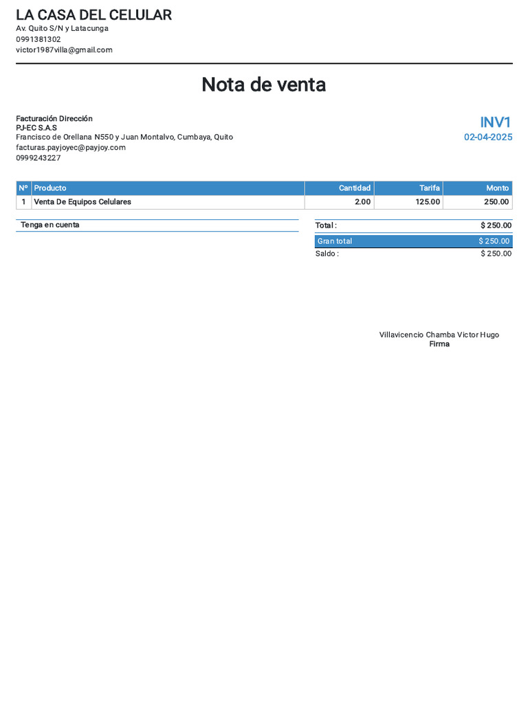 INV INV1 04feb.2025 1711 D9 | PDF