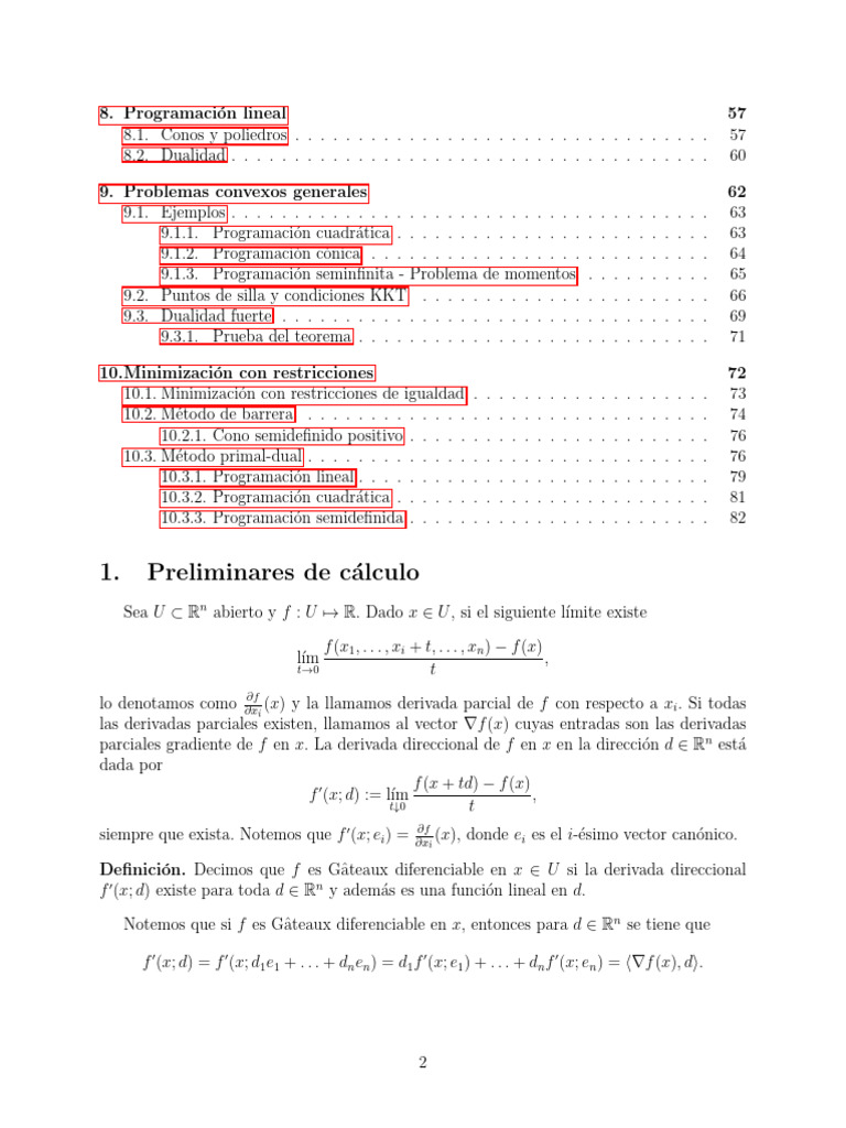 Preliminares Calculo | PDF | Matriz (Matemáticas) | Espacio compacto