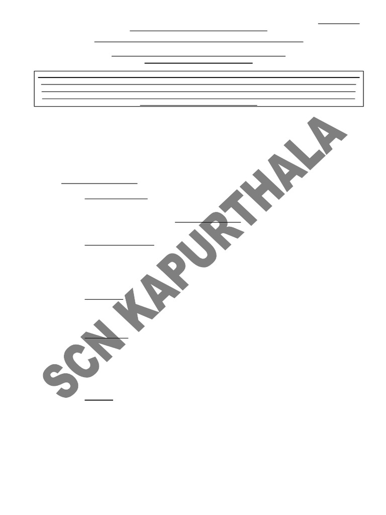 Fresh Call Up Letter SCN Kapurthala For TGC 31 | PDF | Indemnity