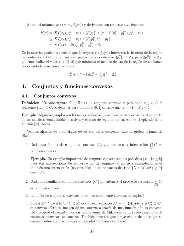 Conjuntos Convexos | PDF | Conjunto convexo | Objetos matemáticos