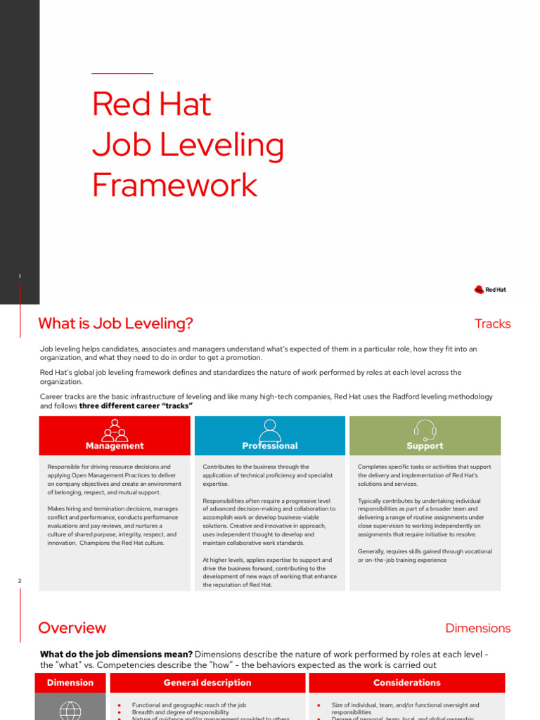 Job Leveling Framework - Version CY2022 | PDF | Expert | Business