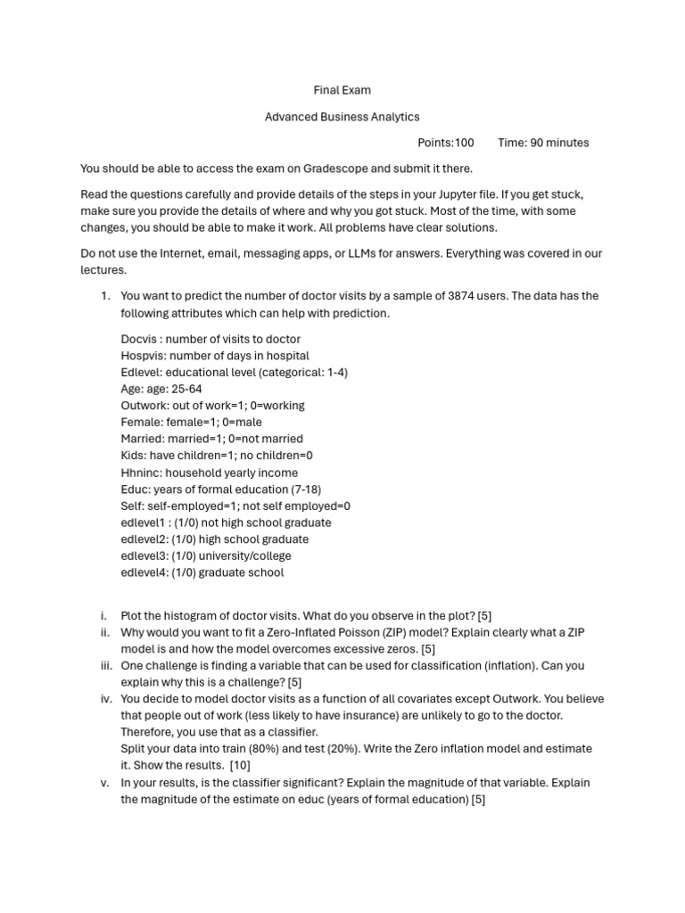 Account Based Analytics Final Spring 2025 | PDF | Dependent And ...