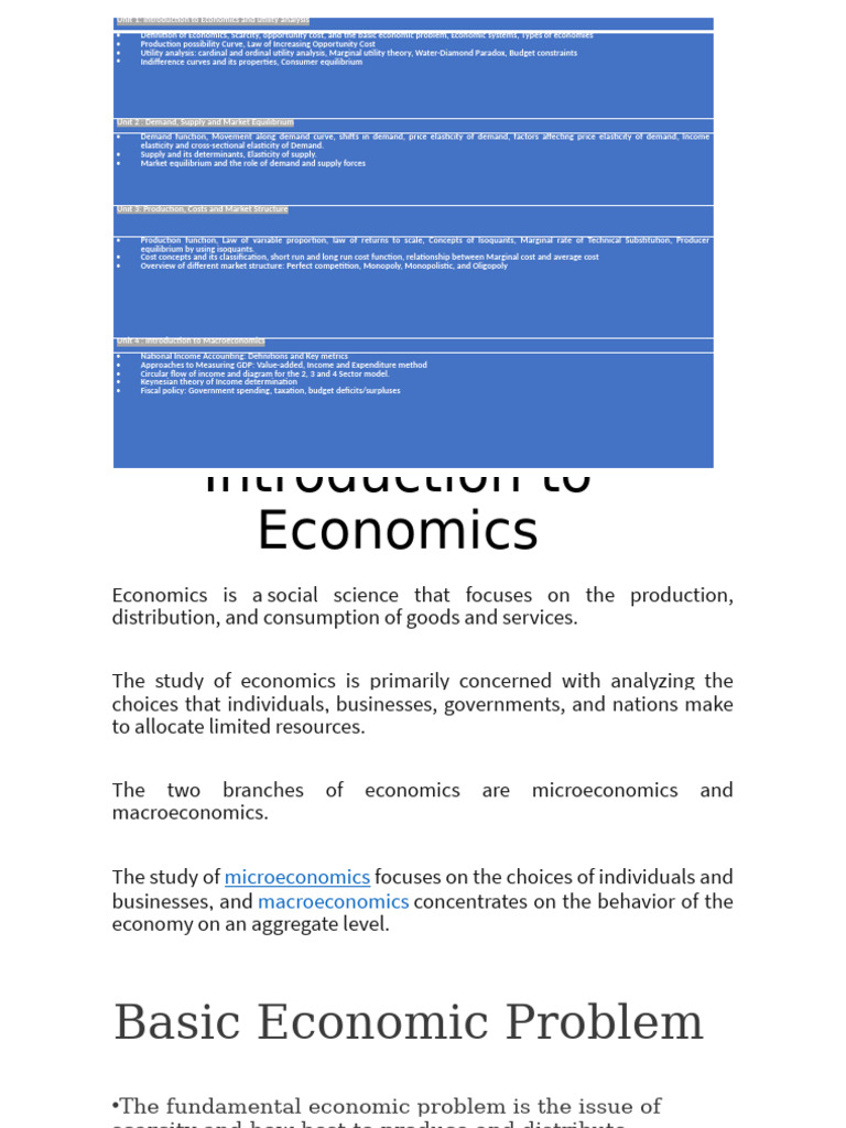 Economics: Concepts and Analysis Guide | PDF | Demand | Elasticity ...