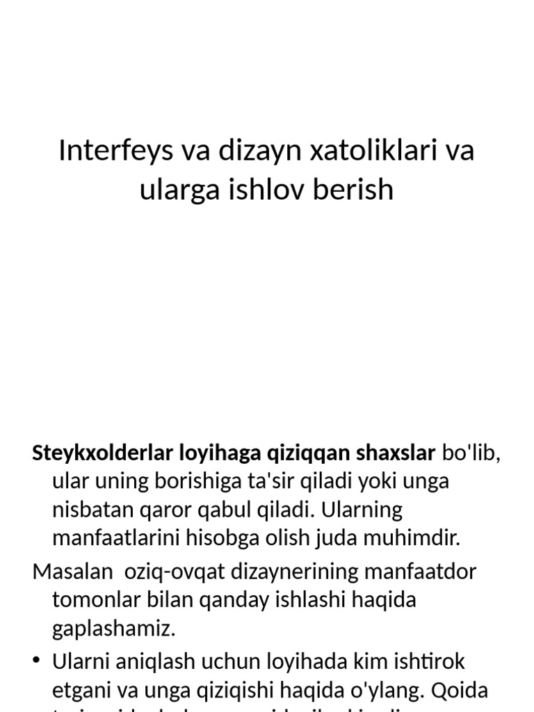 10 Ma'Ruza PowerPoint | PDF