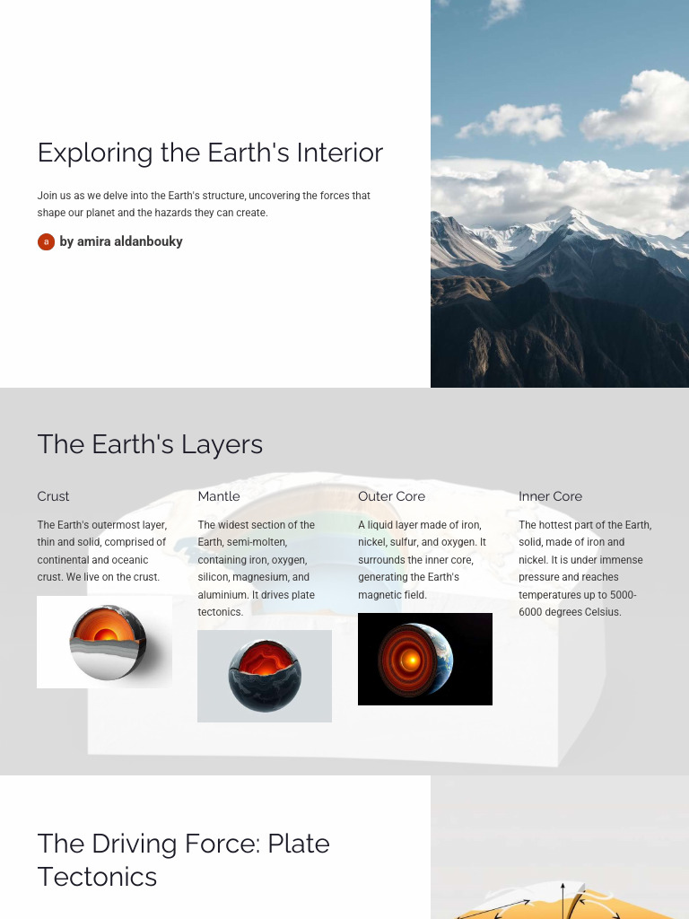 Exploring The Earths Interior 1 | PDF | Plate Tectonics | Earth