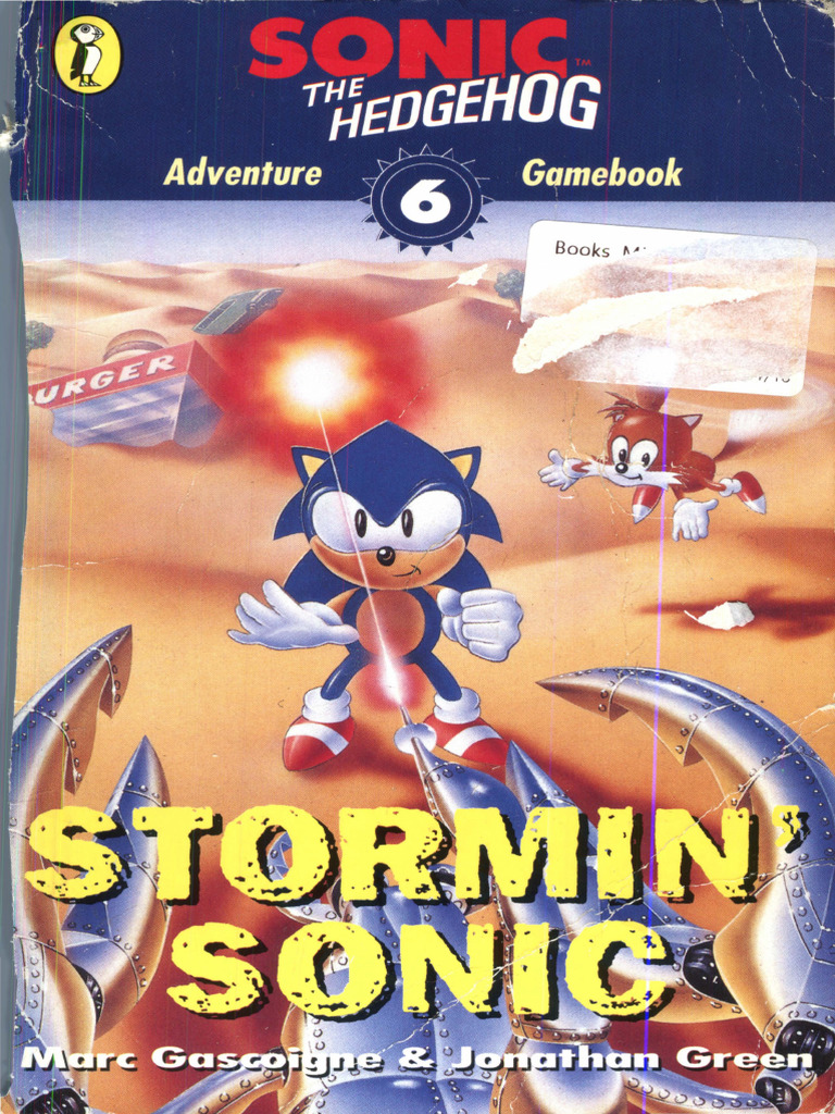Sonic The Hedgehog Adventure Gamebook #06 - Stormin' Sonic | PDF