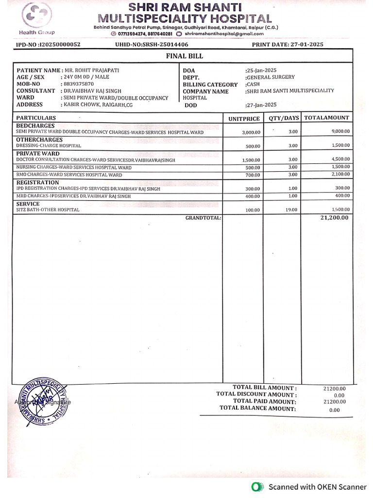 Revised Invoices | PDF