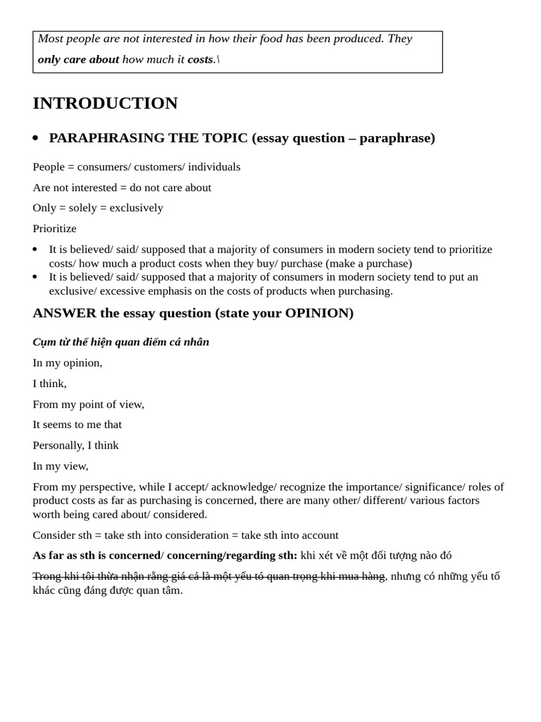 U2 Writing - Brainstorming | PDF