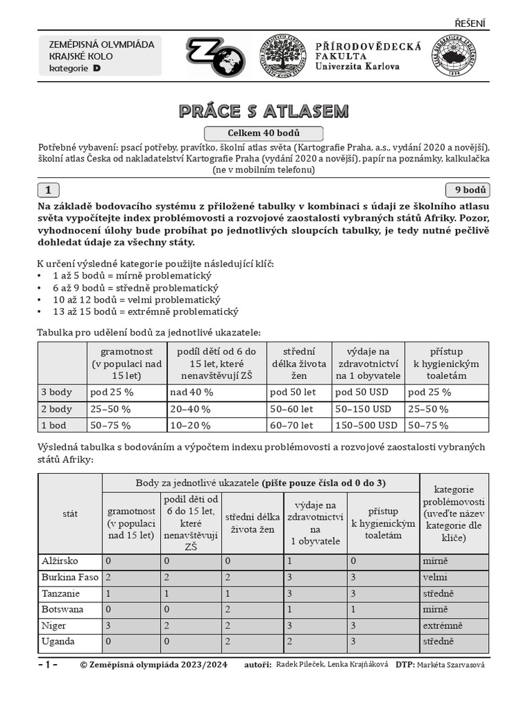 KK Kategorie D Reseni | PDF