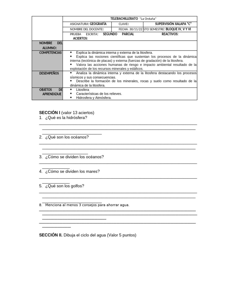 Geografia 2p | PDF | Océanos | Marea