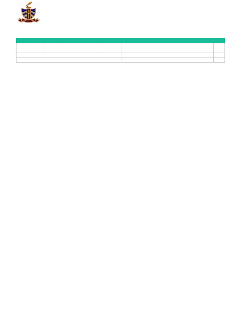Time Table 0410 Bs Chem 21 | PDF