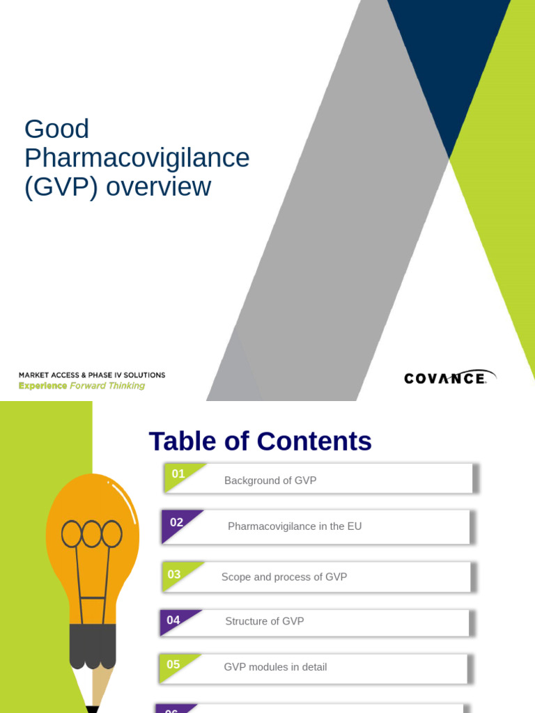 4 Good Pharmacovigilance (GVP) Overview | PDF | Pharmacovigilance | Risk