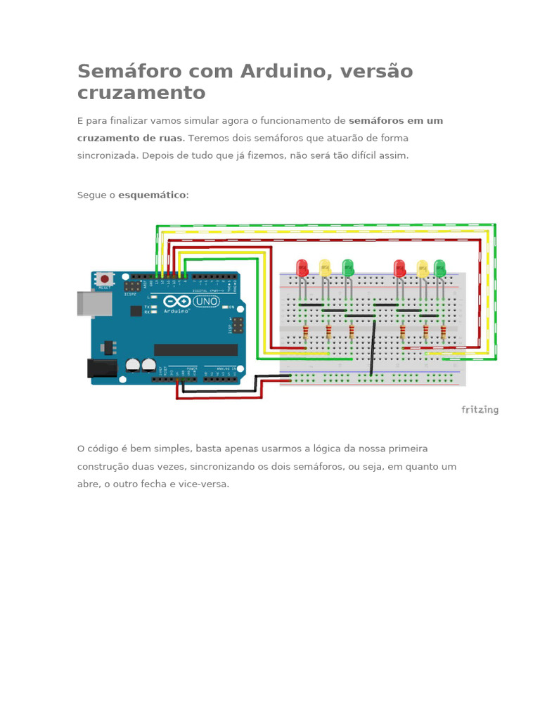 Semáforo Com Arduino Pdf