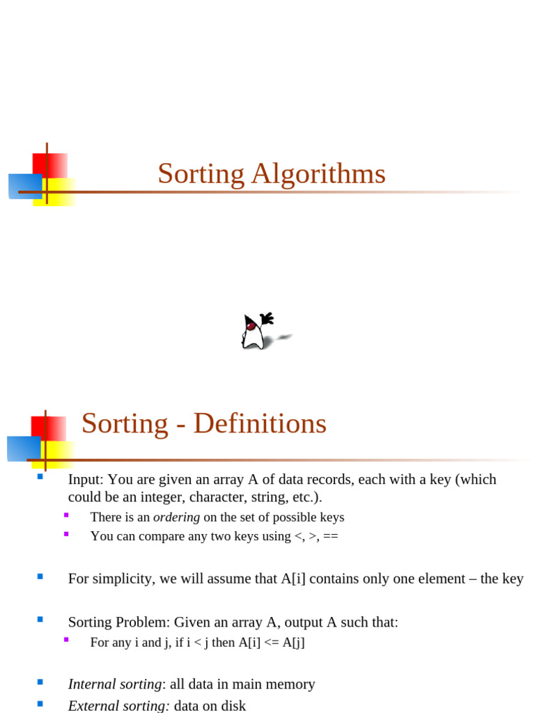 Sorting Lecture-5 DAA | PDF | Applied Mathematics | Theoretical ...