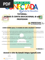 Tutorial E-Mail Primeiro Acesso | PDF