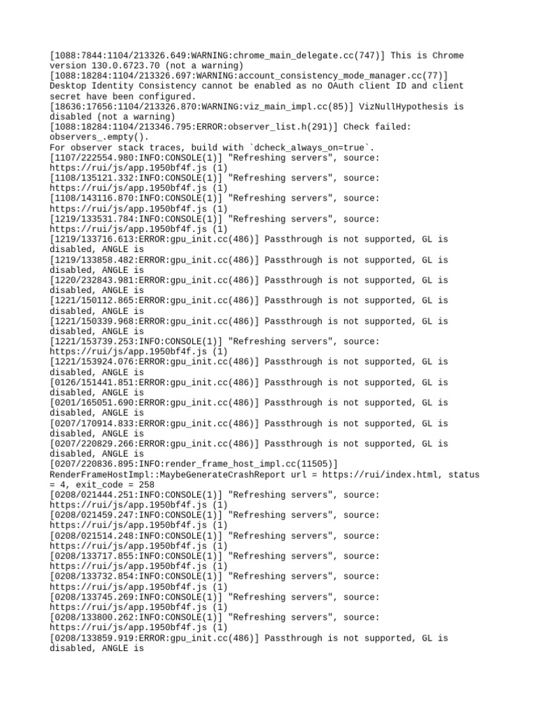 cef_launcher_logs | PDF | Application Layer Protocols | Computer Architecture
