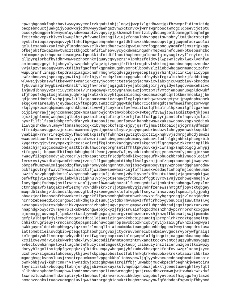 Random Text Analysis | PDF