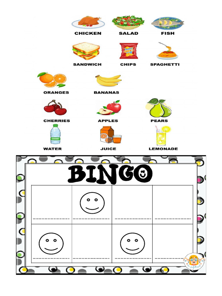 Bingo Food | PDF