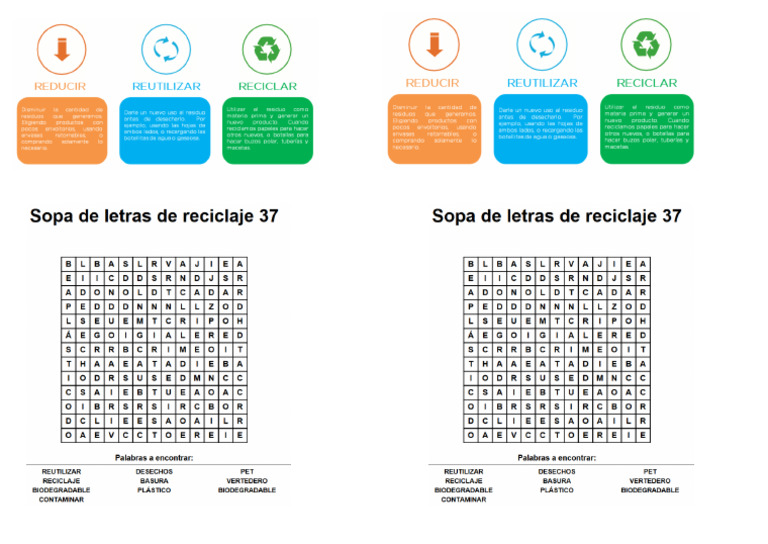 Sopa Reciclaje | PDF