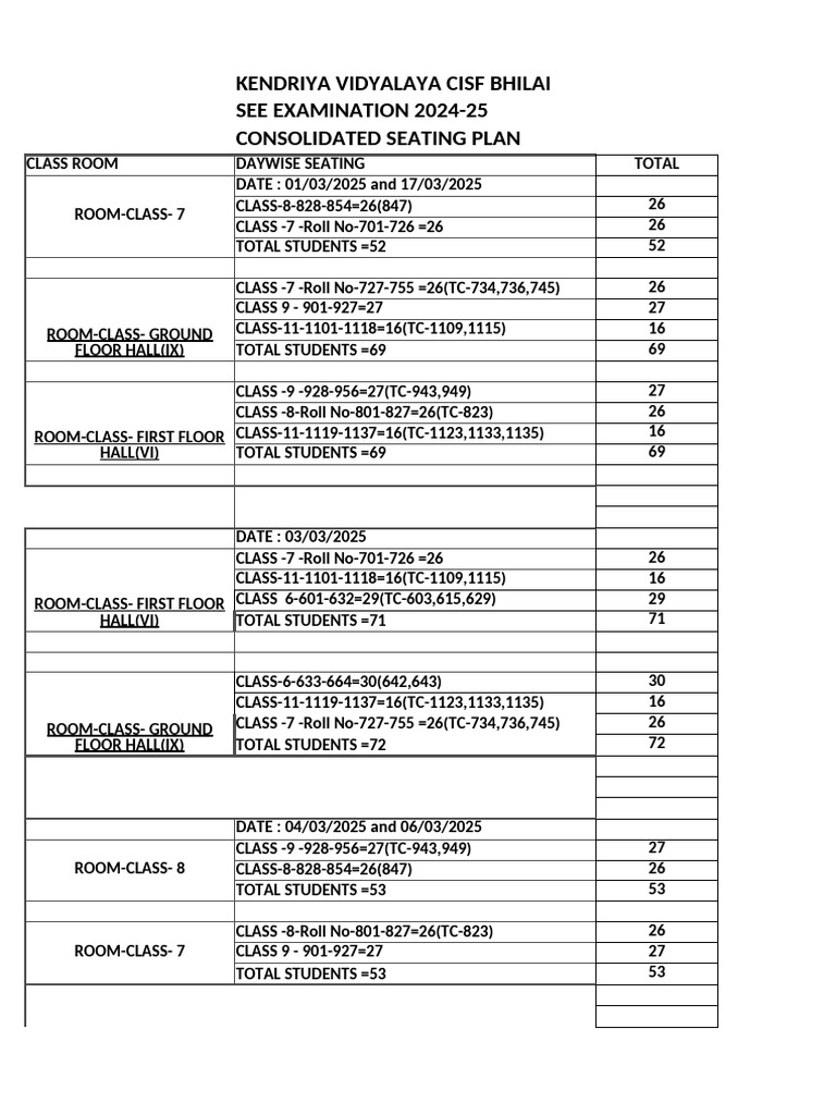 Consolidated Seating | PDF