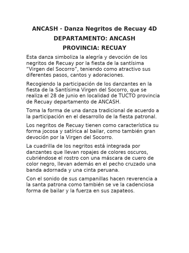 ANCASH | PDF