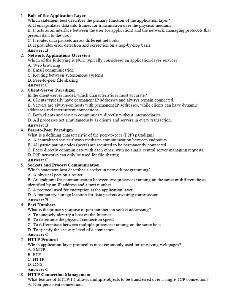 Ch2 Computer Networks - Gpt | PDF | Domain Name System | Computer Network