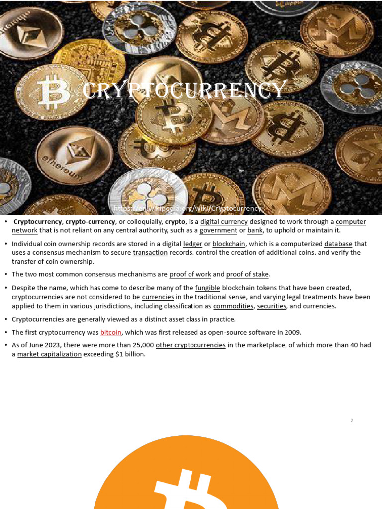 Cryptocurrency | PDF | Cryptocurrency | Bitcoin