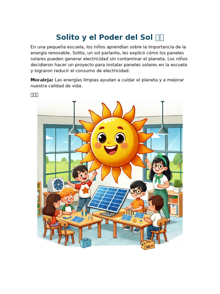 Solito y El Poder Del Sol | PDF