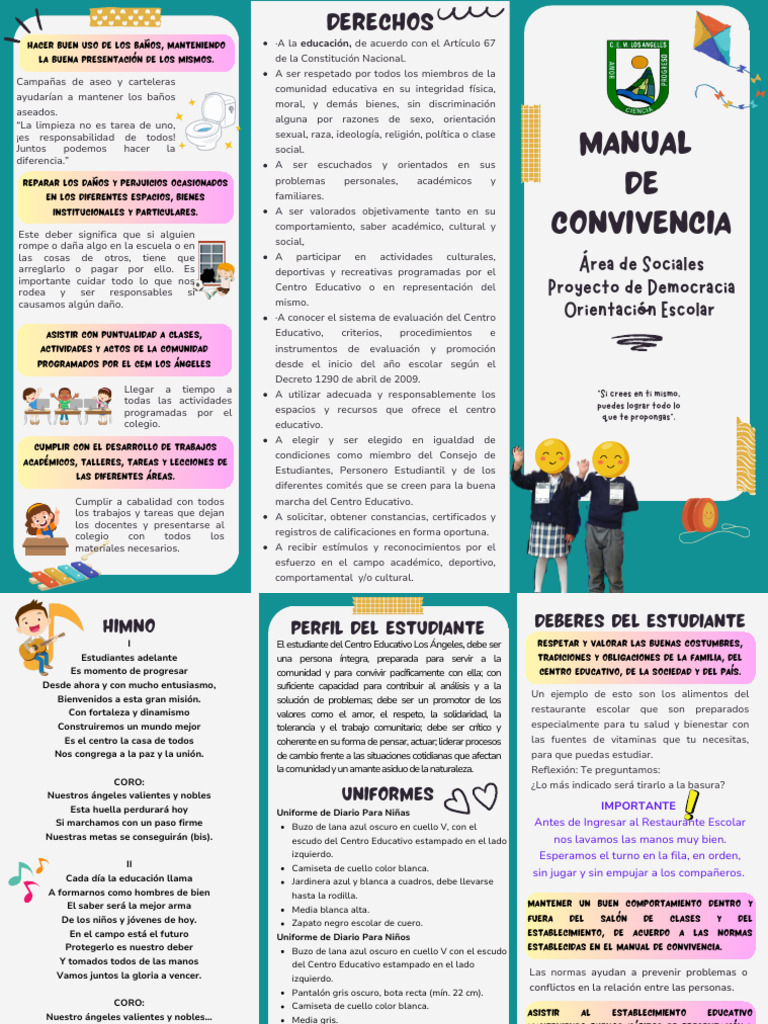 Manual De Convivencia Escolar 2023 Pdf Escuelas Discriminación