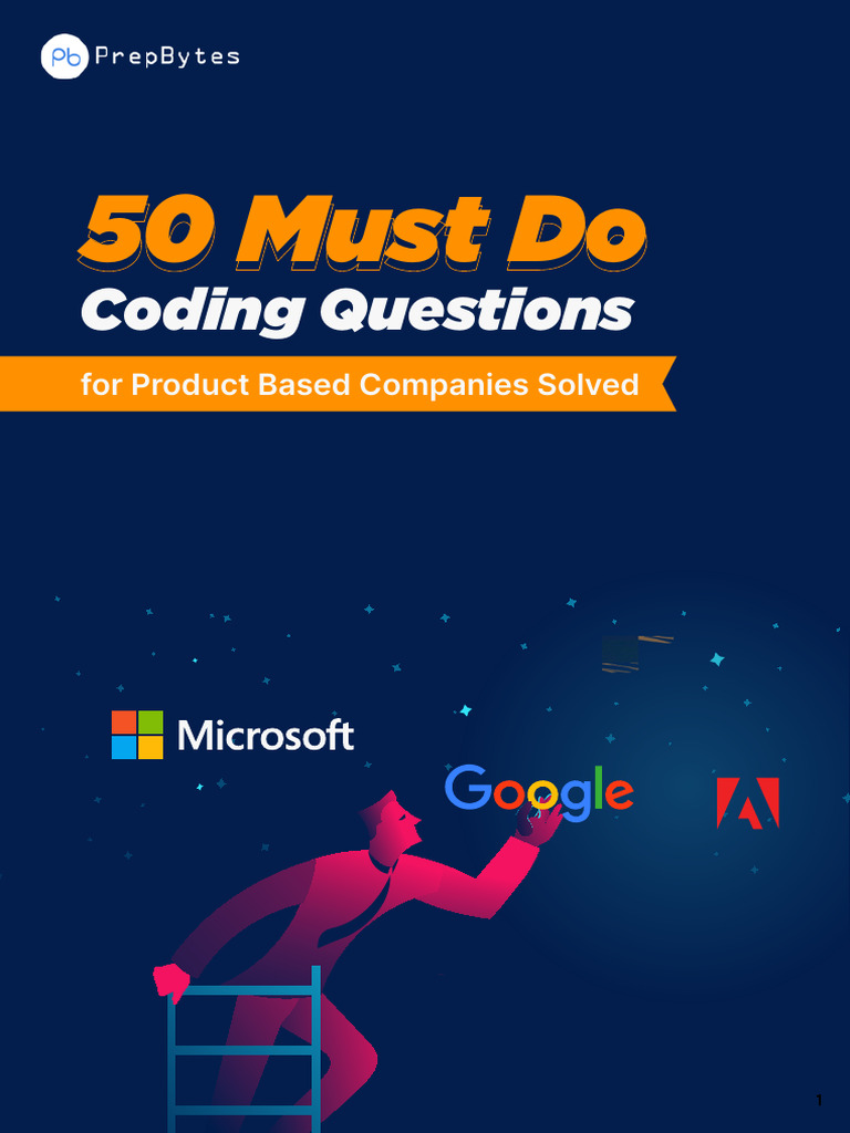 50 Must Do Coding Questions Pdf Pointer Computer Programming 1272