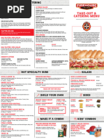 Jersey Mikes Takeout Menu | PDF | Bacon | Foods