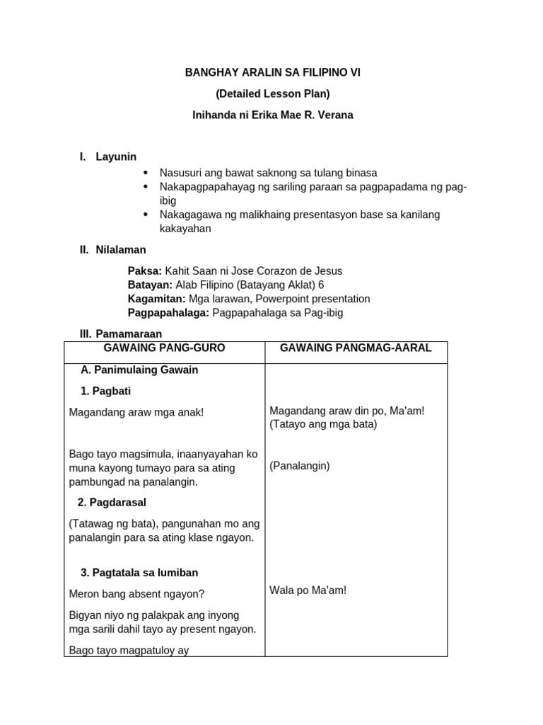 Verana-Demo Sa Filipino-Tula Ni JCDJ | PDF