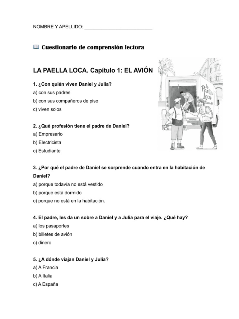 La Paella Loca: Viaje a España | PDF