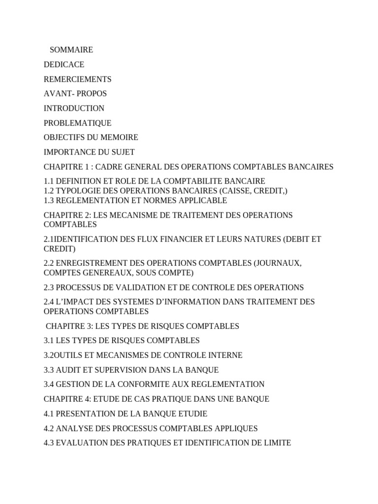 Opérations Comptables Bancaires : Guide Complet | PDF