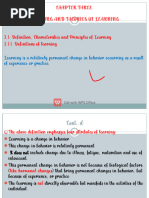 General Psychology Chapter 3 | PDF | Classical Conditioning | Reinforcement