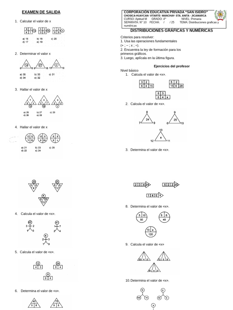 Separata 10 - Distribuciones | PDF