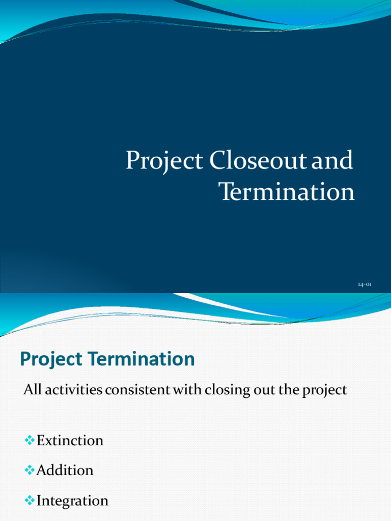 Project Closeout and Termination | PDF | Copyright | Business