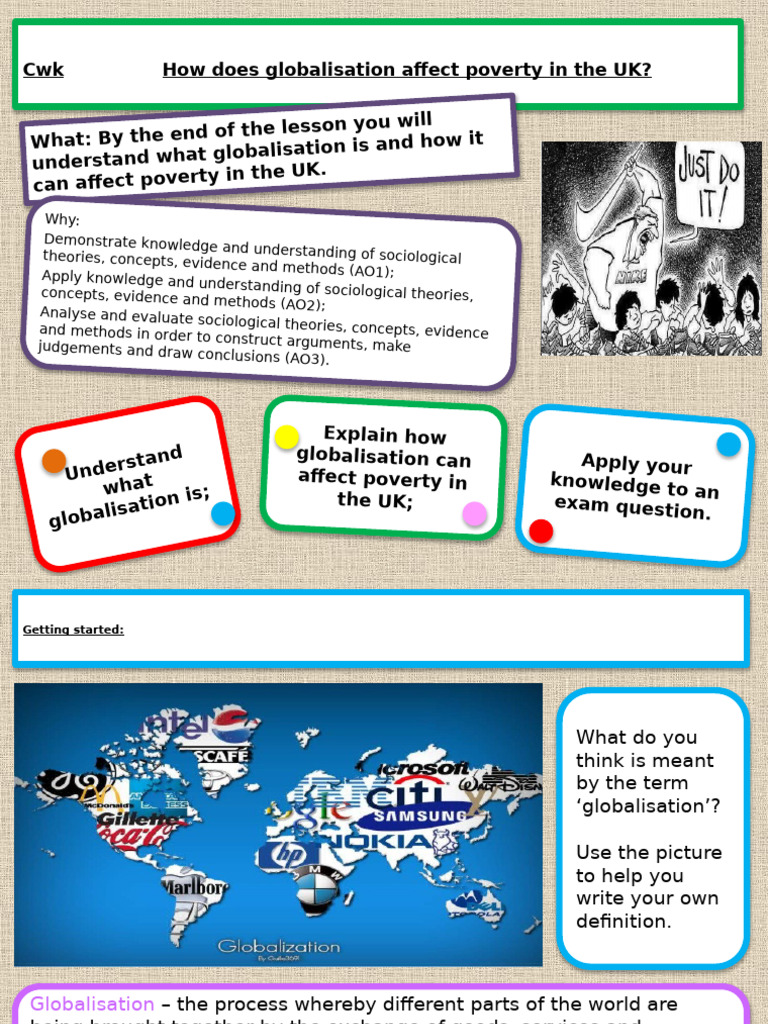 L31 How Does Globalisation Affect Poverty in The UK | PDF | Science ...