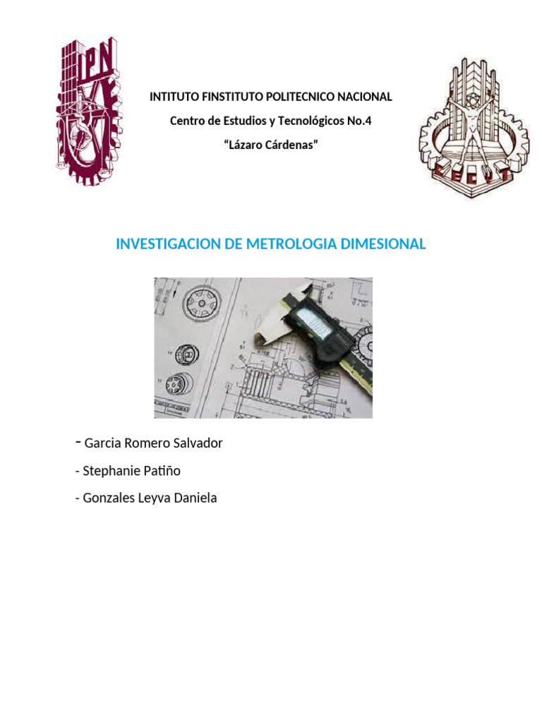Investigación Metrologia Dimensional | PDF | Longitud