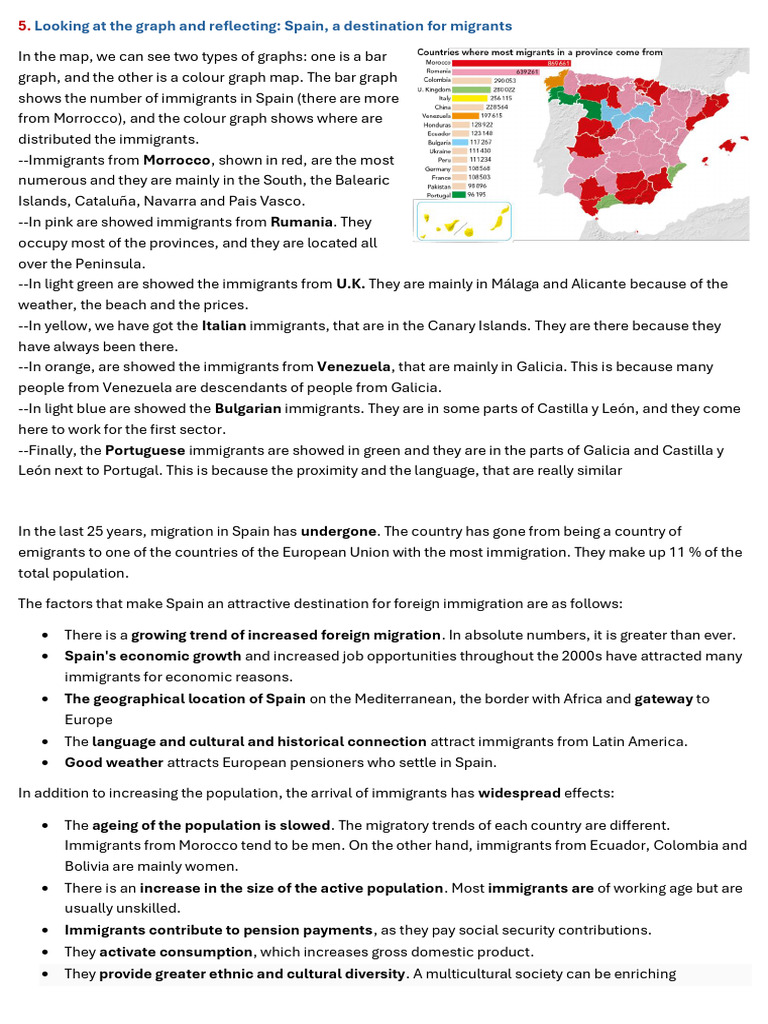 Review Activities Unit 2 Parte 3 | PDF | Immigration | Multiculturalism