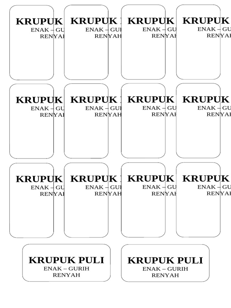 Krupuk | PDF